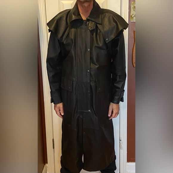 Geronimo Fine Leathers | Jackets & Coats | Mens Black Leather ...